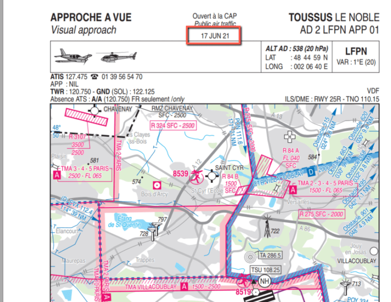 LA CARTE VAC DE TOUSSUS-LE-NOBLE (LFPN) MISE À JOUR | VOLETS10.fr