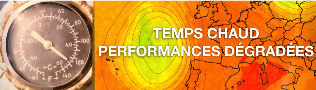 TEMPS CHAUD PERFORMANCES DÉGRADÉES | VOLETS10.fr